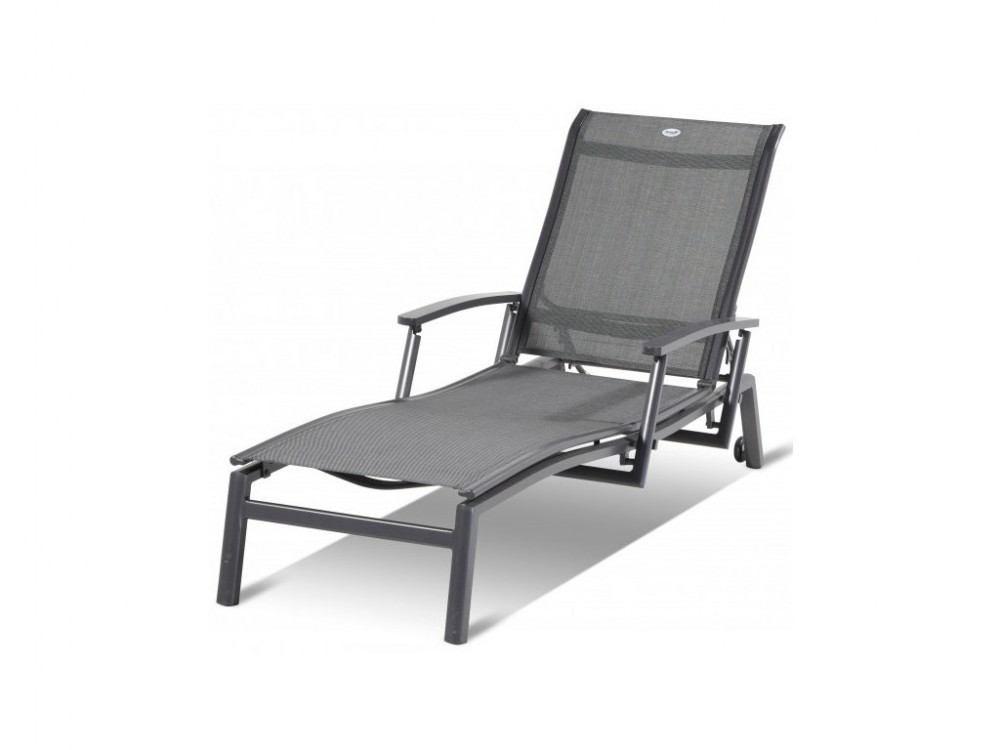 Zahradní lehátko Alice s alu područkami | TopZahradniNabytek.cz